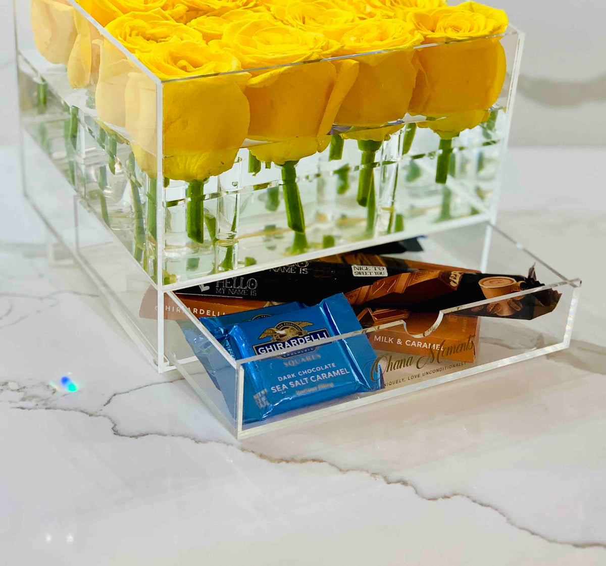 Rose Box With a Drawer - Ohana Moments